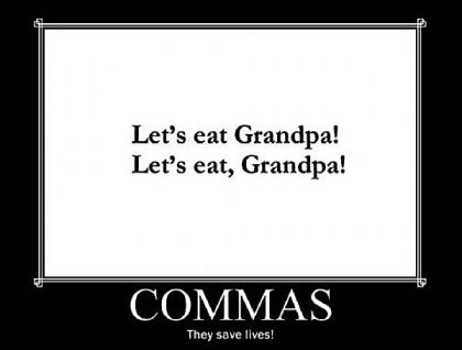 Intersection for Learning: FRIDAY FUN: The Importance of Punctuation
