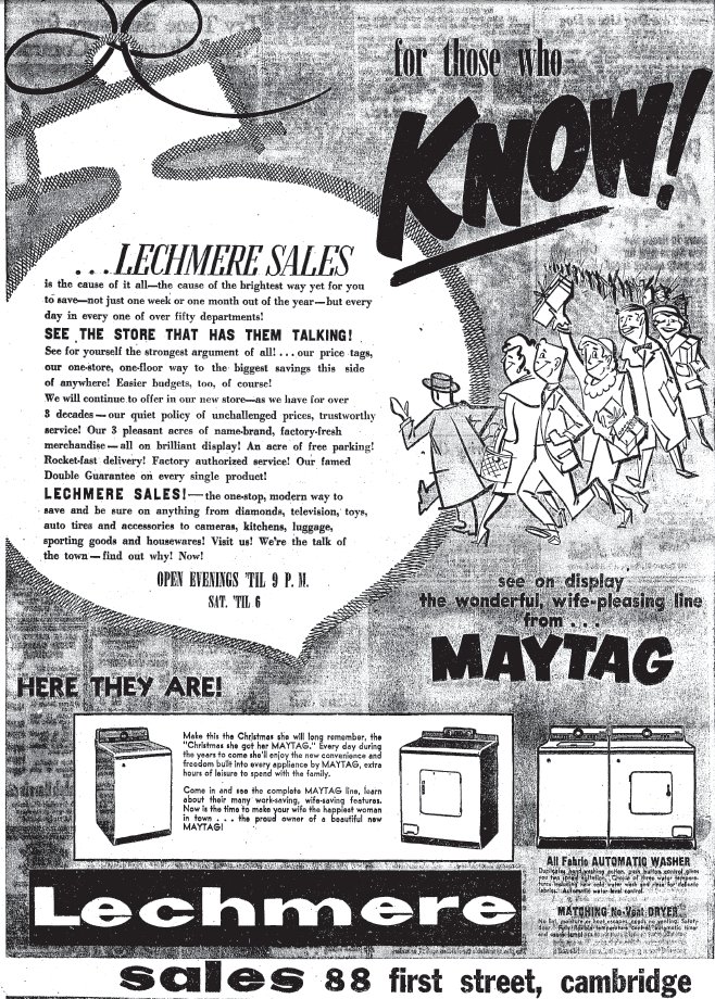 Shopping Days In Retro Boston: Looking Back at Lechmere Sales Company ...