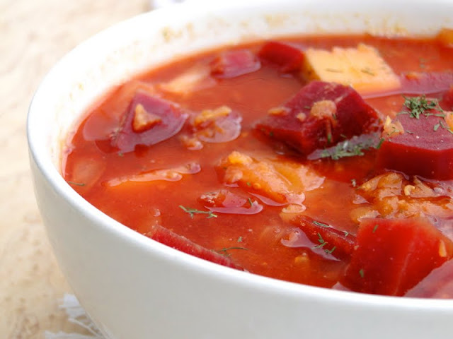 pictures pups and pies: Six-Shades-of-Red Soup