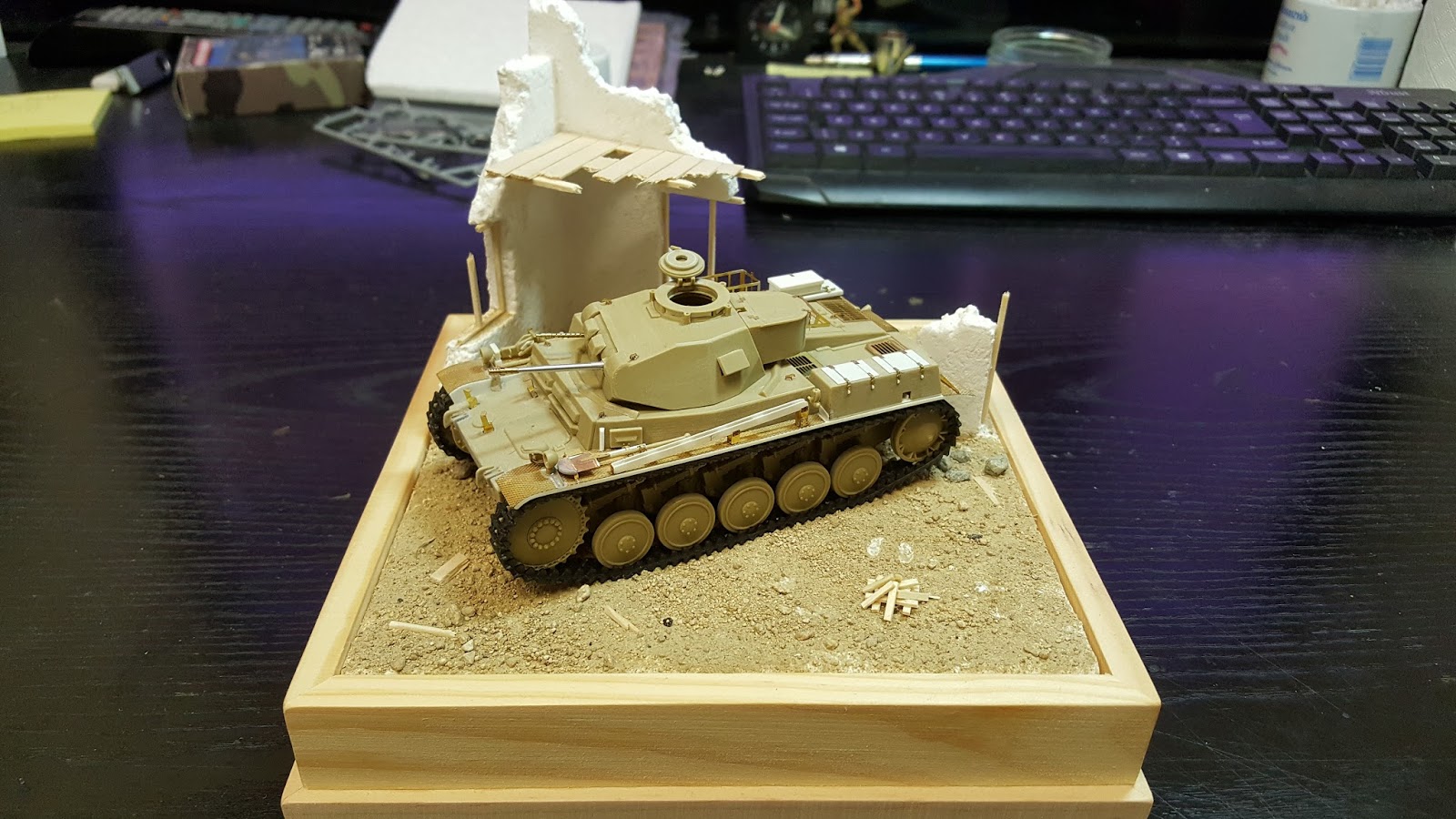 Simon Dean Models: The Last Panzer II - Diorama