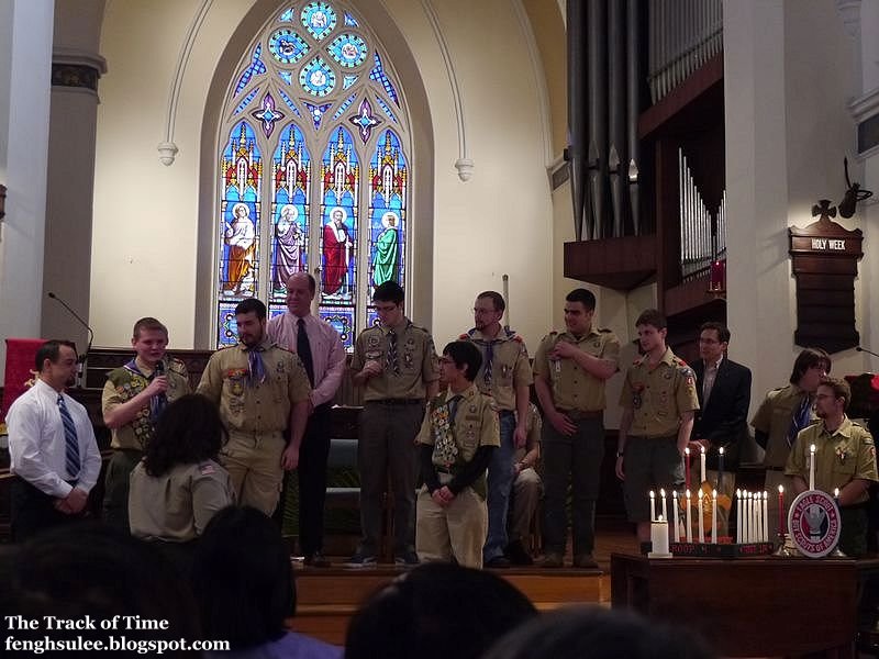 Kevin's Eagle Scout Court of Honor | The Track of Time