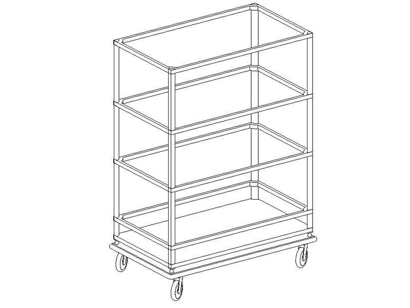BIM HEALTHCARE REVIT FAMILIES : Supply Carts