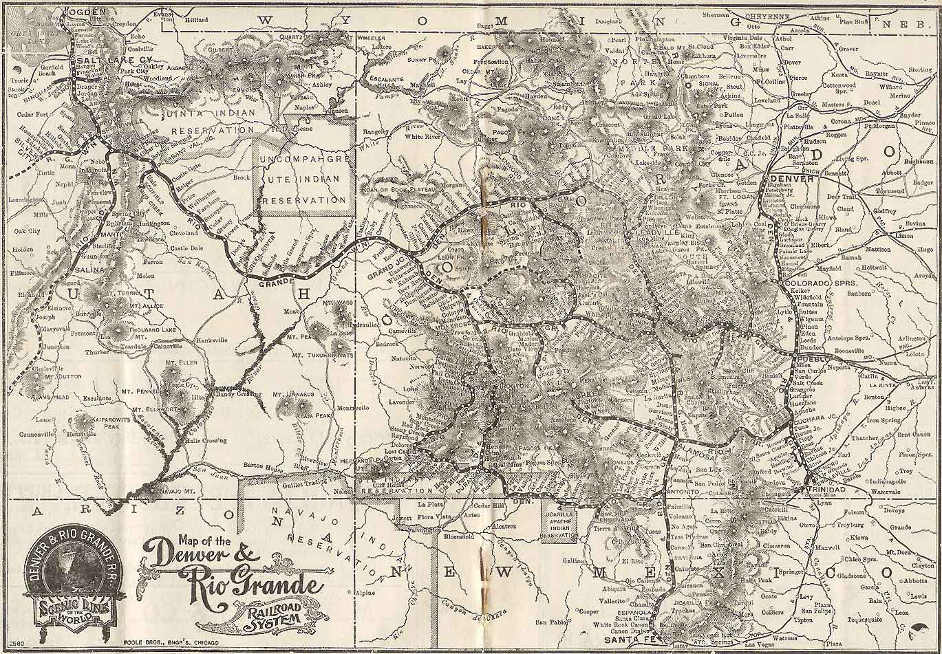 1898 Revenues: Denver & Rio Grande Railroad