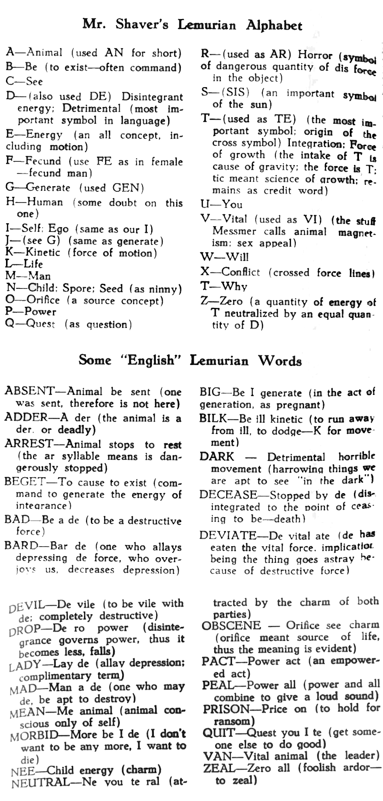 Tellers of Weird Tales: The Shaver Mystery-Part One