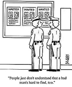 Mystery Fanfare: Cartoon of the Day: Cop Humor