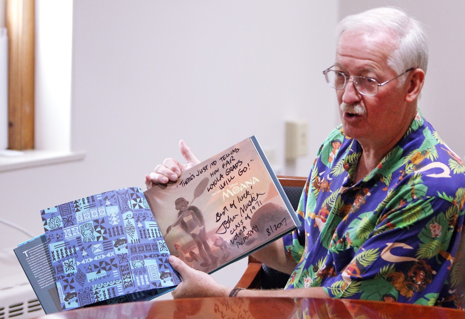 Mark Kodiak Ukena: Disney Animation Director John Musker Visits Loyola ...