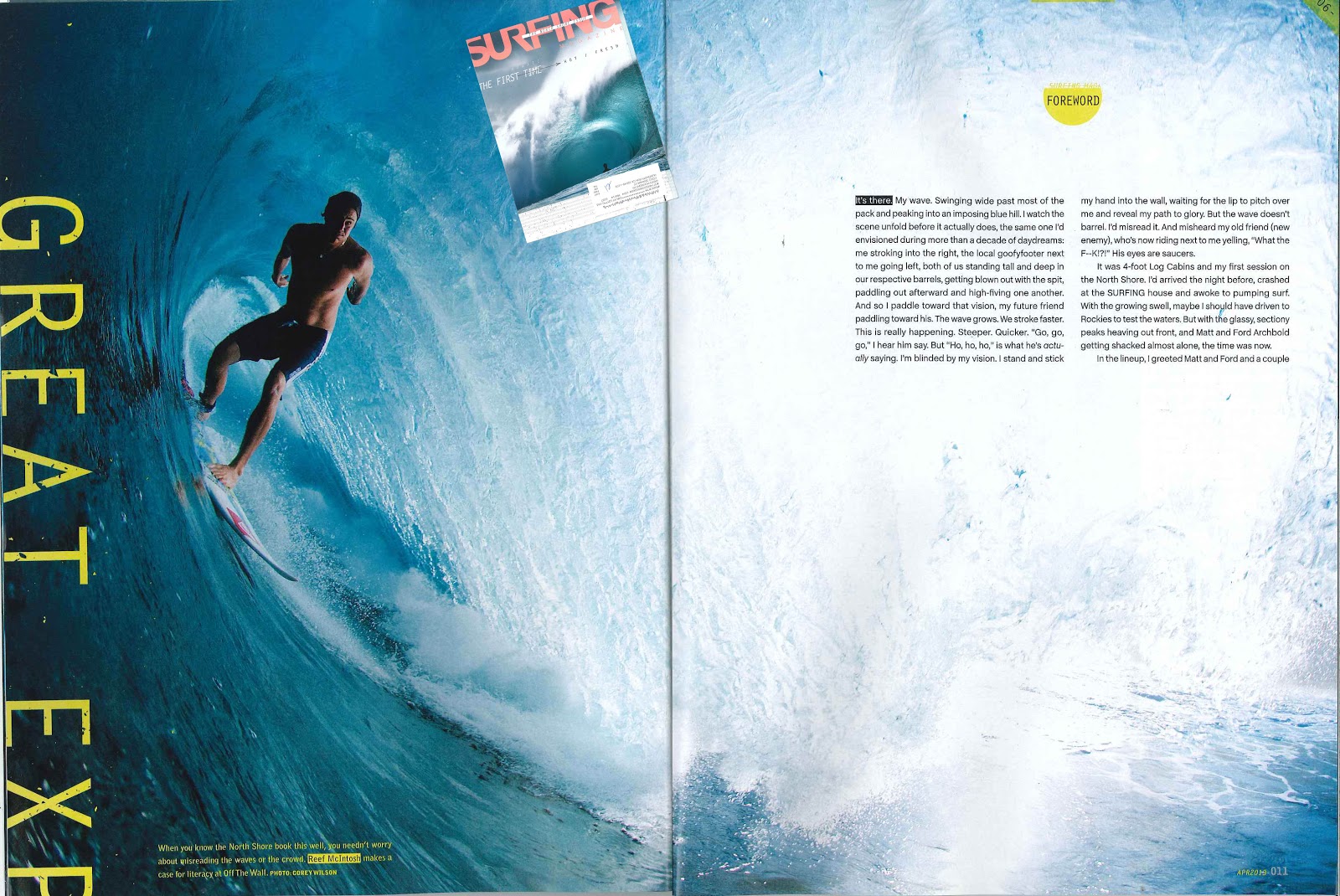 Quiksilver PR: Reef McIntosh in Surfing Magazine!