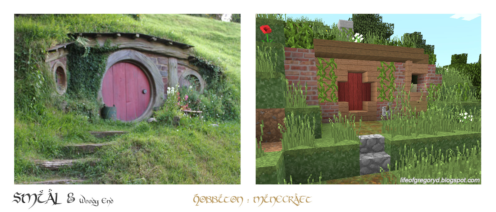 Life of Gregory D: Minecraft - Hobbiton Build - A Brief Tour - Part 5