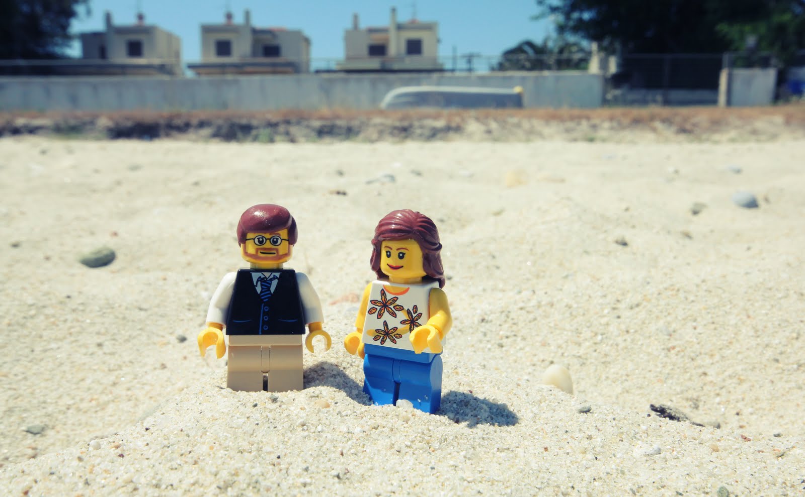 Daily Lego Man Adventures: Do Lego people like to go to the beach?