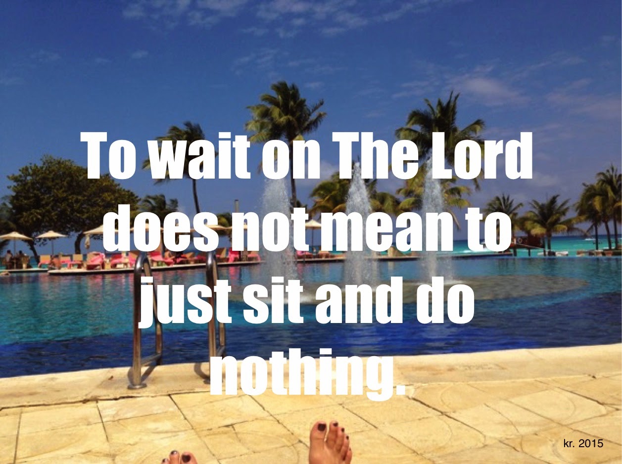 Don't just sit there!