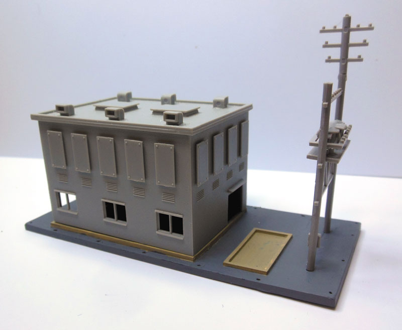Tokyo in N Scale: An electrical substation from scraps
