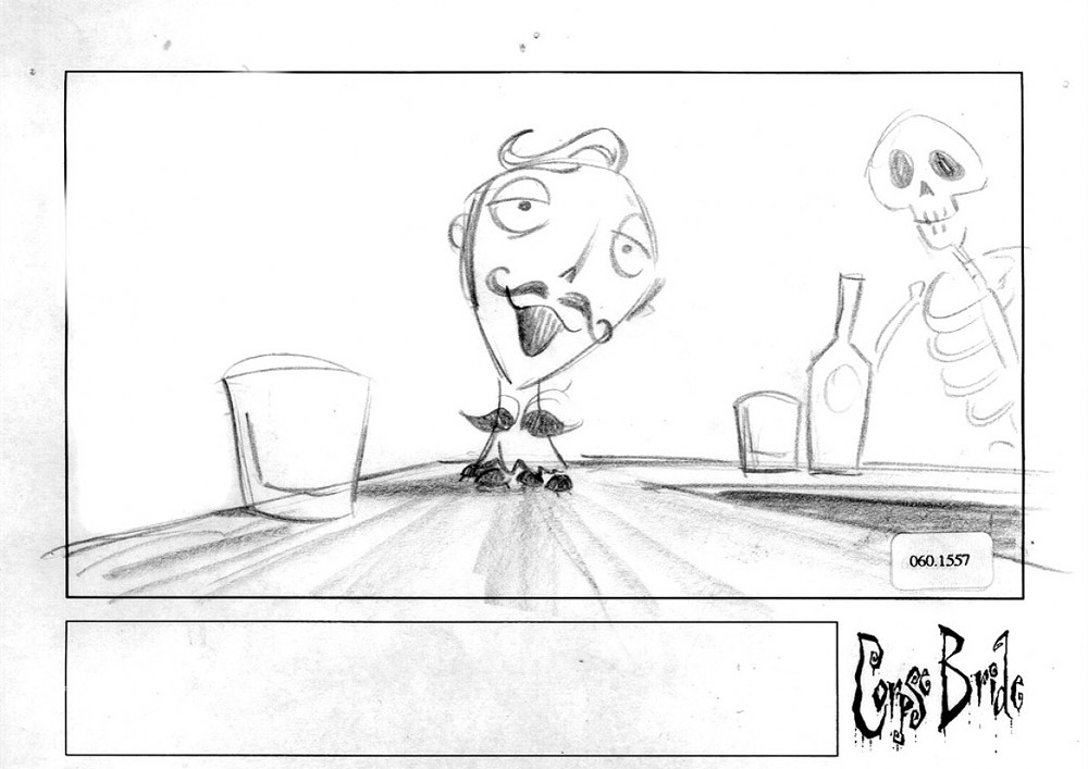 Living Lines Library: Corpse Bride (2005) - Storyboards