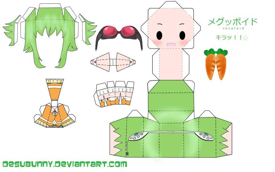 ¡Asombrate!: Vocaloid - Papercrafts
