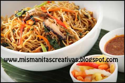 Recetas: Cómo hacer chao mein ~ Mis Manitas Creativas