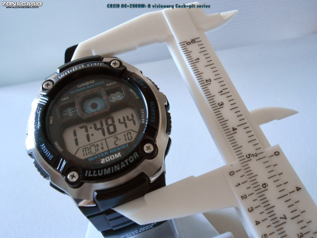 Zona Casio: Prueba: Casio AE-2000W. Un reloj de altos vuelos