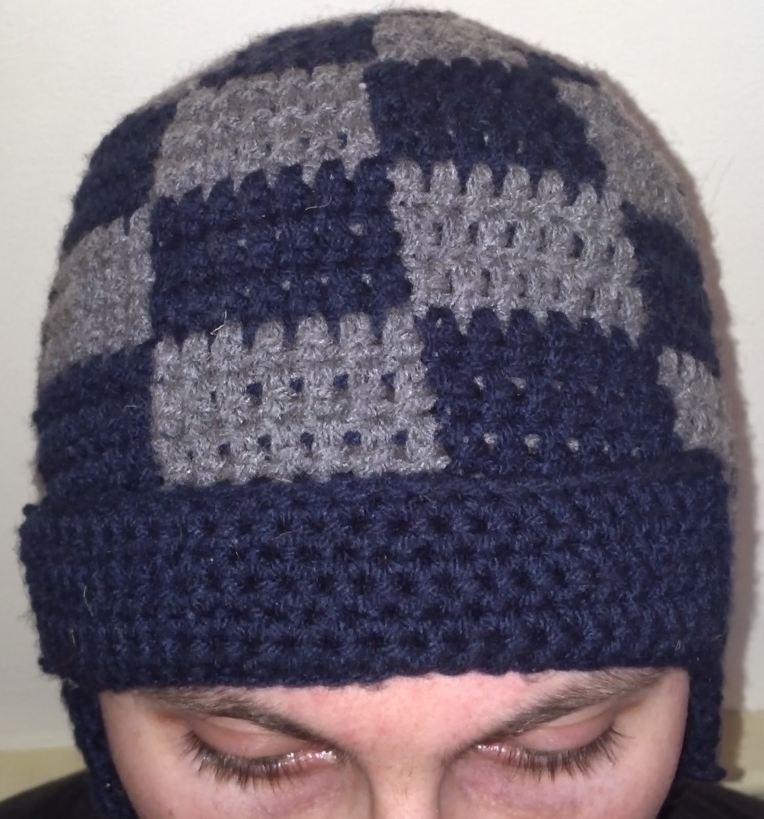 Knit A Bit Crochet Away: Pattern: Checkered Hunting Hat