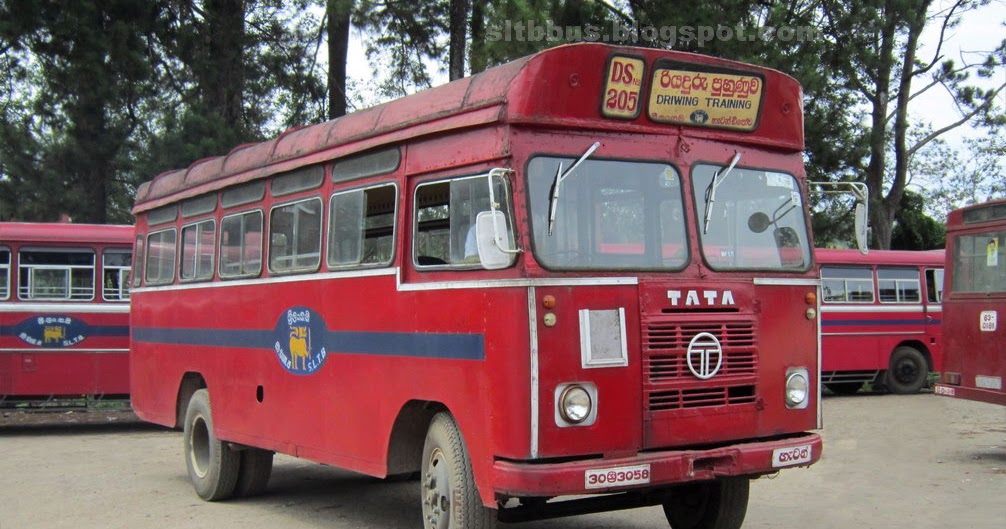 SLTB buses - ශ්‍රී ලංගම බස්: Classic SLCTB bodied TATA 1210 bus from ...