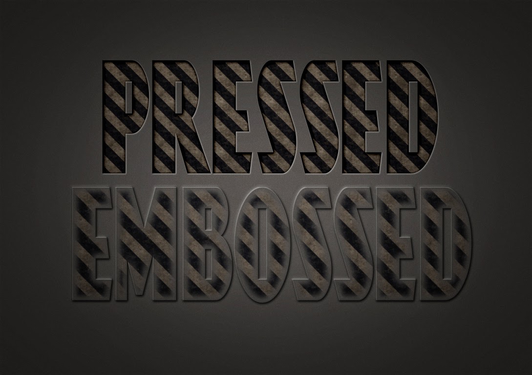 How to create Pressed and Embossed effect — Adobe Photoshop Tutorial ...