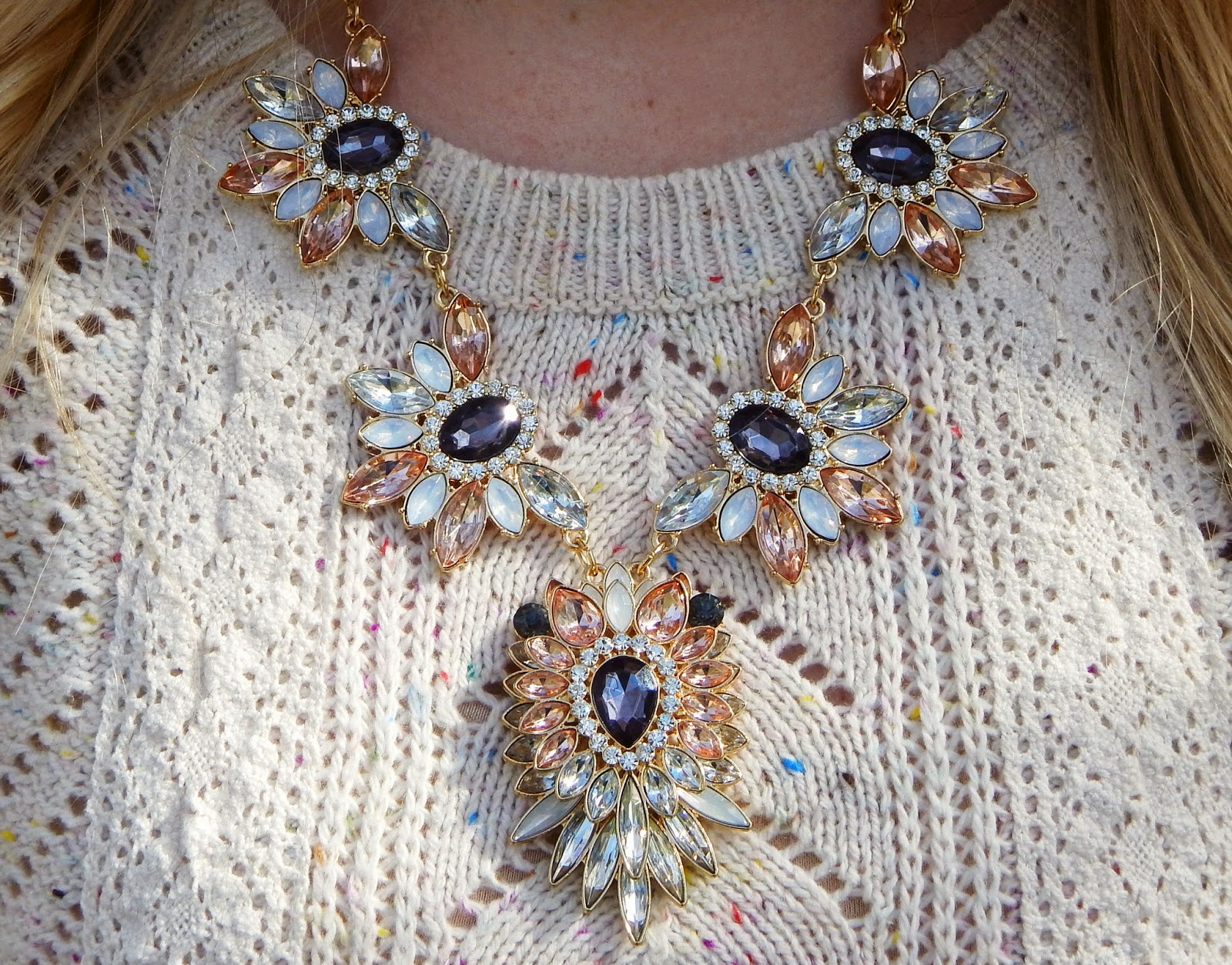Unique Statement Necklace Collection - Lizzie in Lace