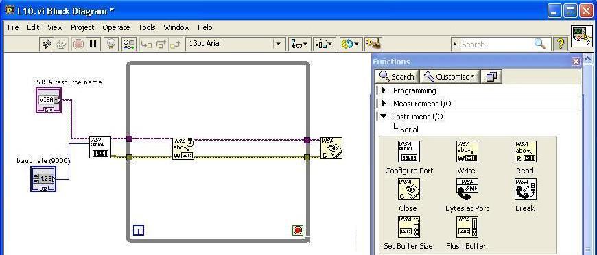 P2A Soluciones ElectroInformáticas: Tutorial 1 LabVIEW: Transmisión Serial RS232