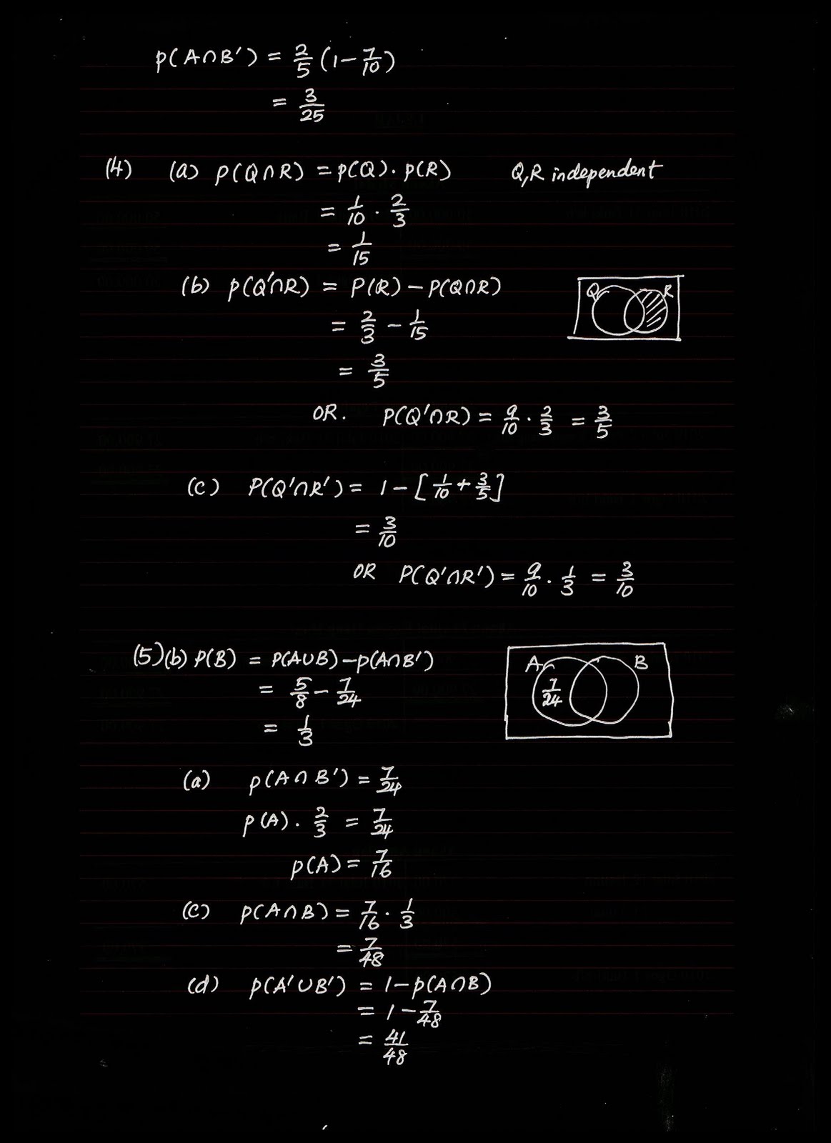 Stpm Mathematics T: PROBABILITY