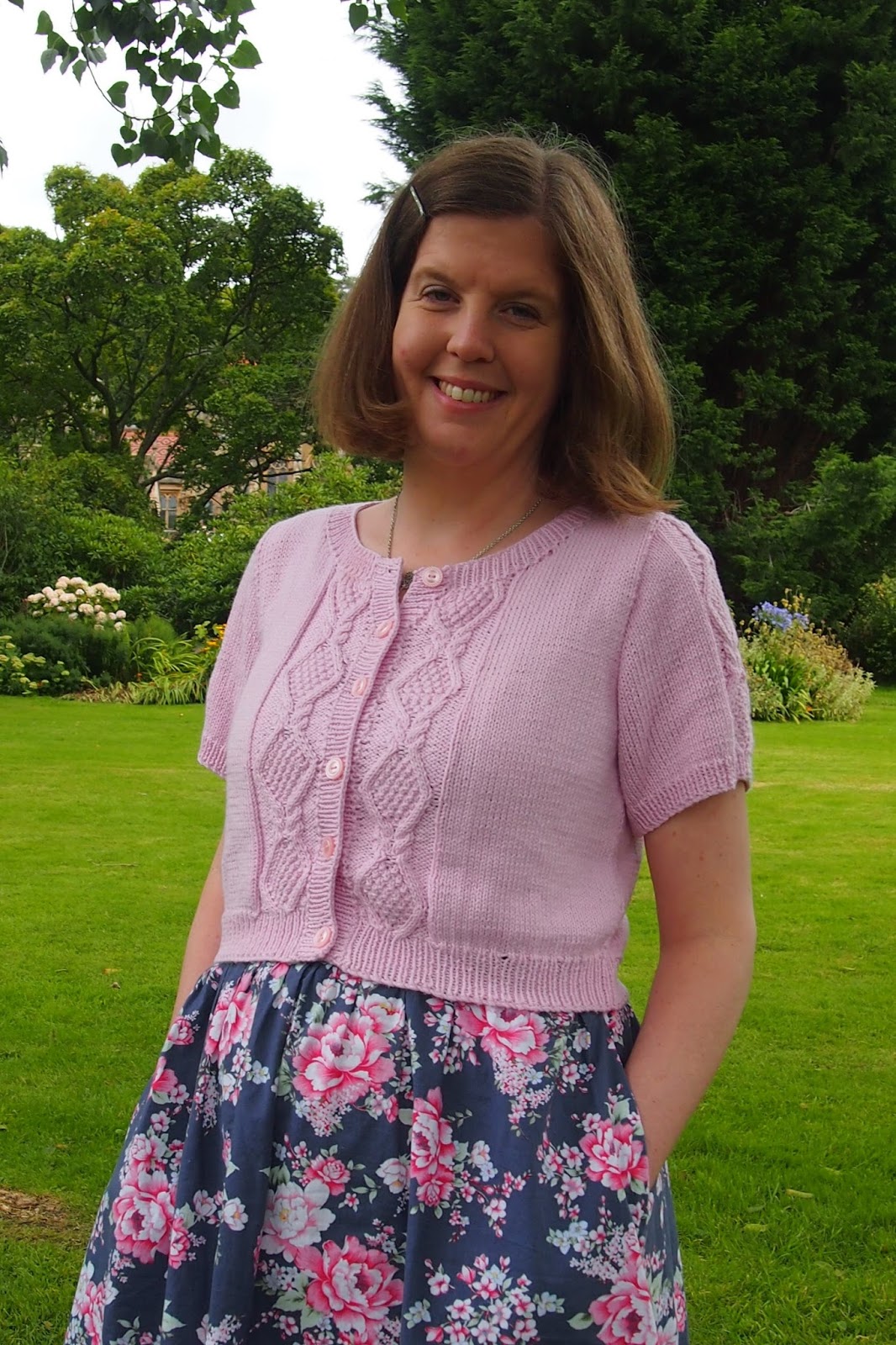 Nightingale & Dolittle: Knitting: a pretty pink cardigan (King Cole 3541)