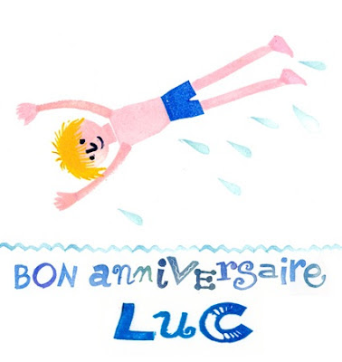 a Stamp a Day: bon anniversaire luc!