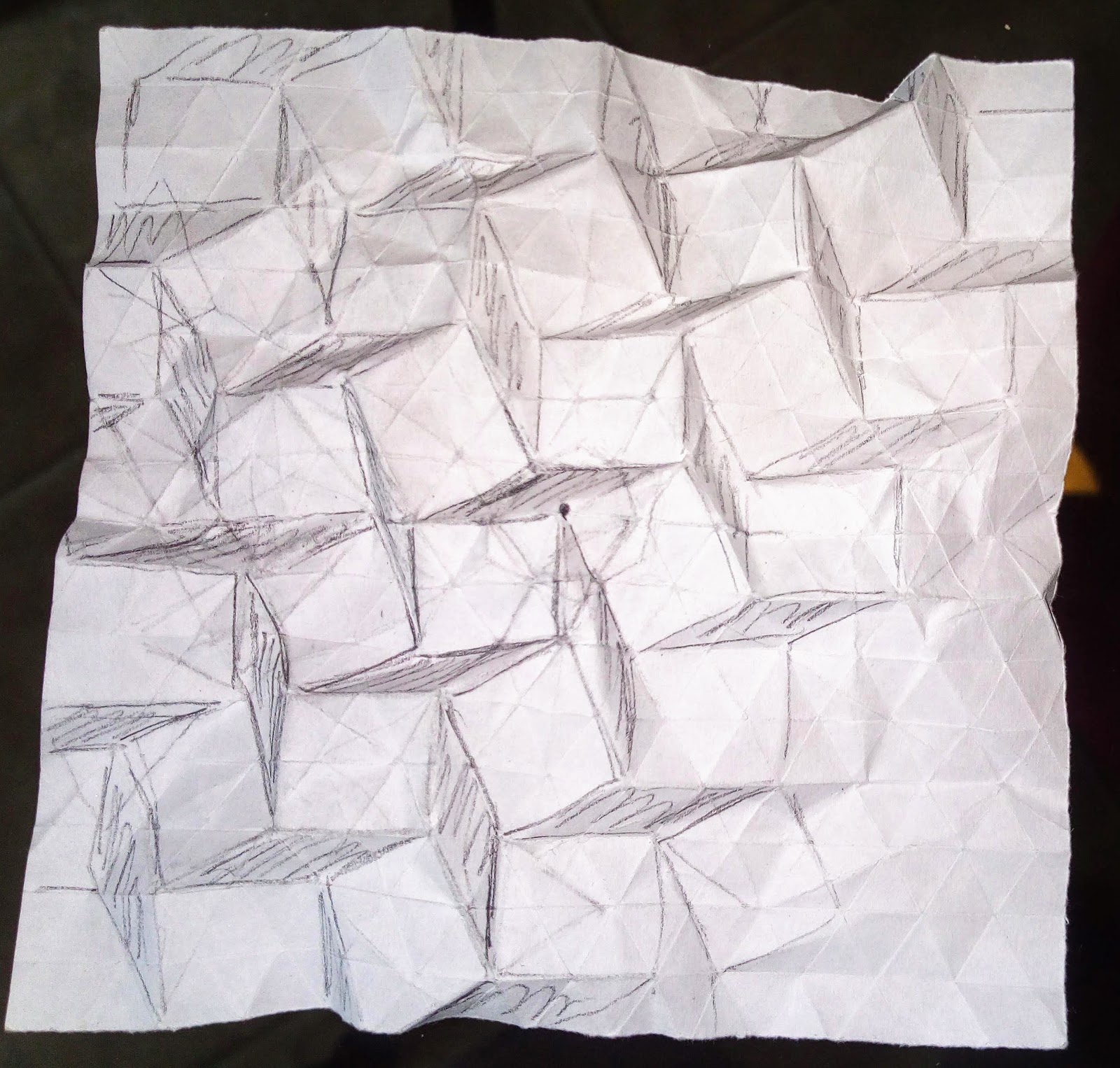 Magic Squares Origami Tessellation - Origami Tessellations