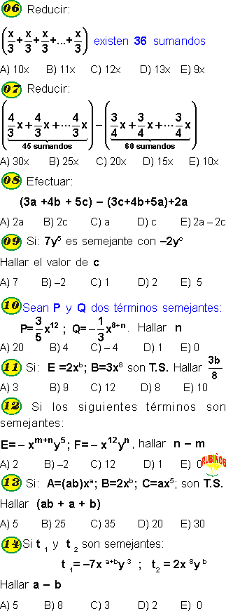 SIMBOLOS Y SIGNOS UTILIZADOS EN EL ALGEBRA BASICA VARIABLES Y ...