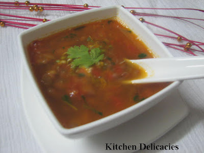 Mexican Kidney Bean Soup | Kitchen Delicacies