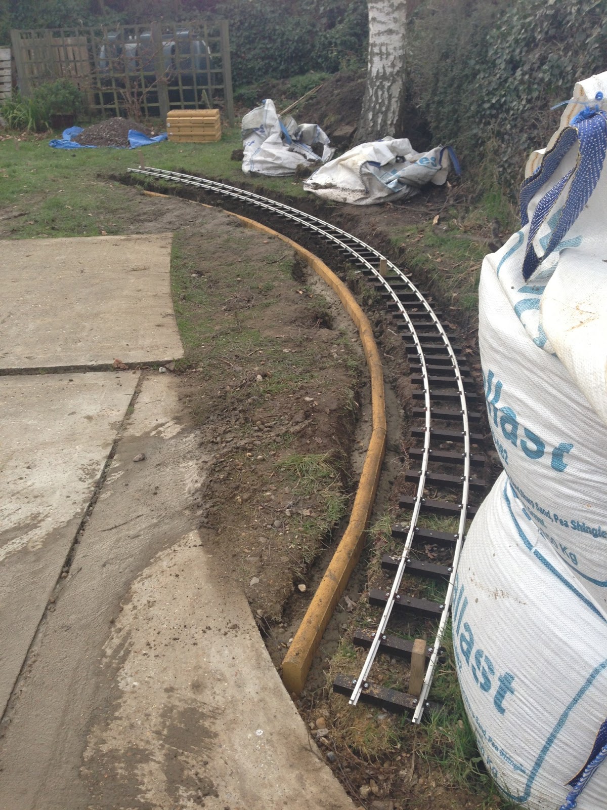 Great Woodchurch Railway: Construction