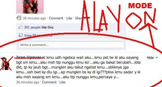 Ciri-Ciri Orang ALAY di Facebook ~ Blog Gaje