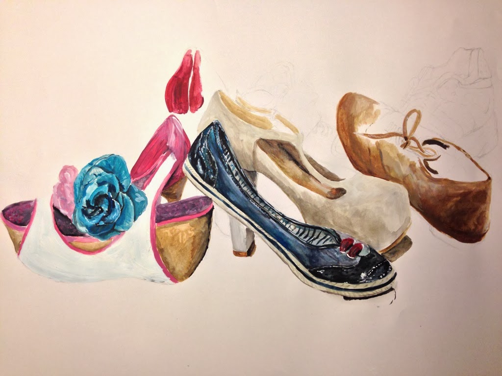 Art Work: Shoe Drawings