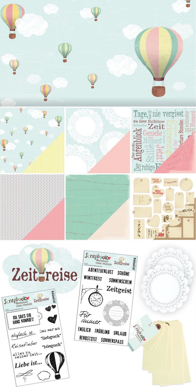 Scrapbook Werkstatt Blog: Kommt mit uns auf die Reise - ZEITREISE!!!