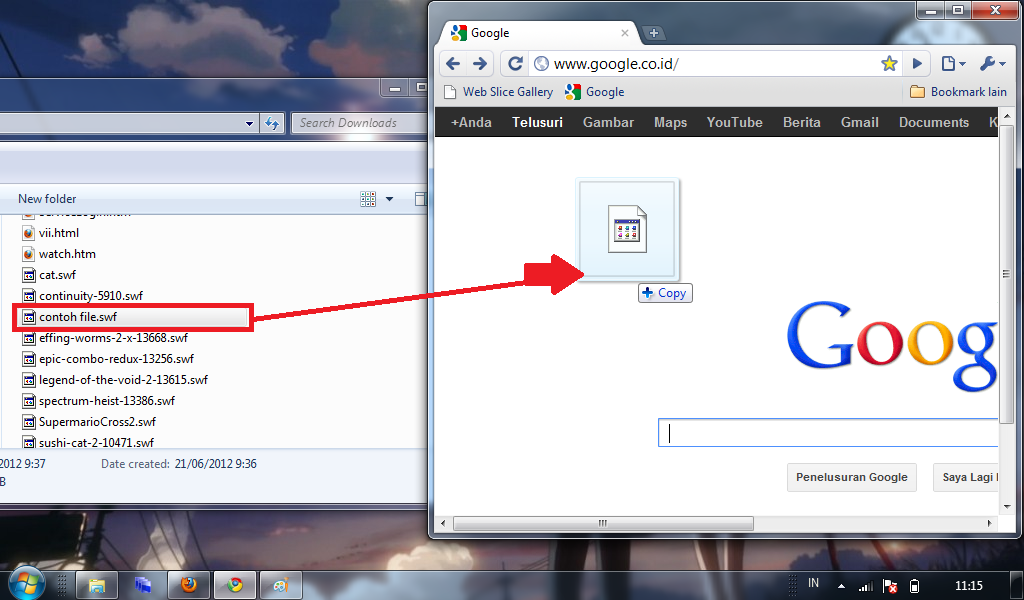 Junior Blog: Cara Membuka File Berekstensi *.swf