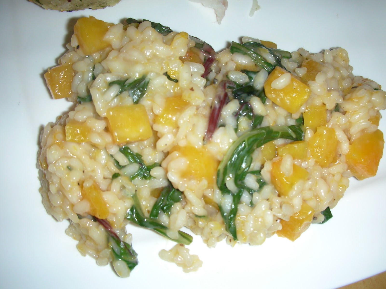 Cooking in the Capitol: Butternut Squash, Mushroom, and Swiss Chard Risotto