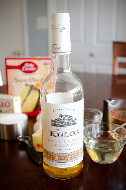 Home Sweetly Home: Easy Buttered Rum Cake