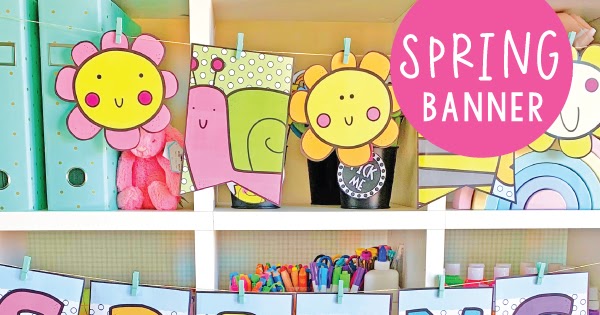 Spring Banner for the Classroom | From the Pond
