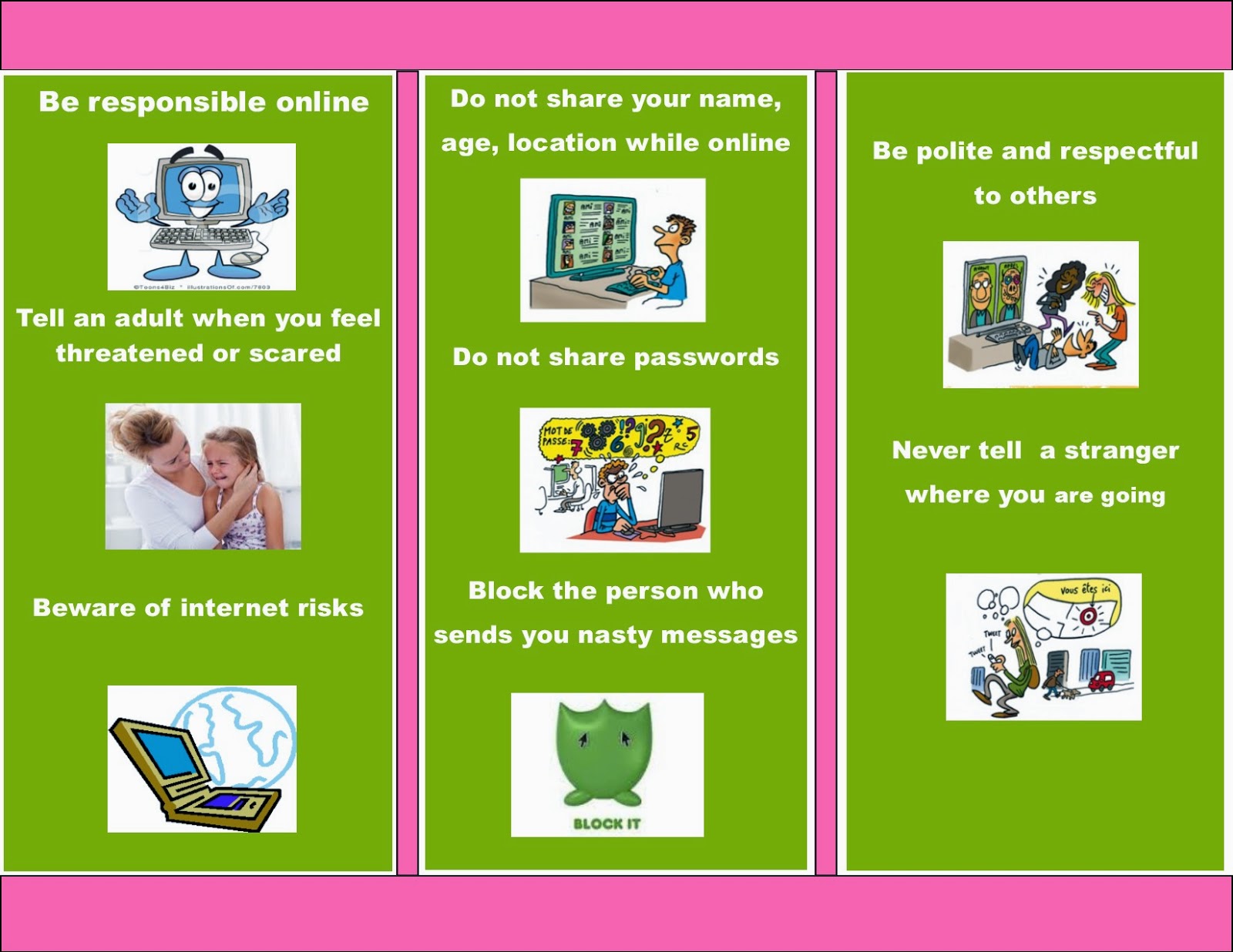 Be safe online: Our Paper docs