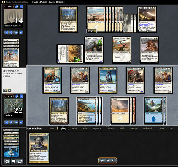 Magic the Gathering Adventures: [Standard] Ephara and Ojutai's Command ...