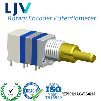 LJV Encoders, Potentiometers & Switch: Dongguan LJV Dual Shaft Rotary ...