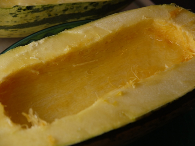 Clockwatching Tart: Stripetti Squash with Sage and Rosemary