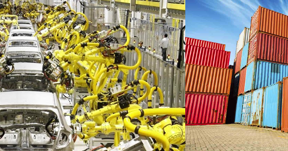 Information Transfer Economics: Robots versus shipping containers