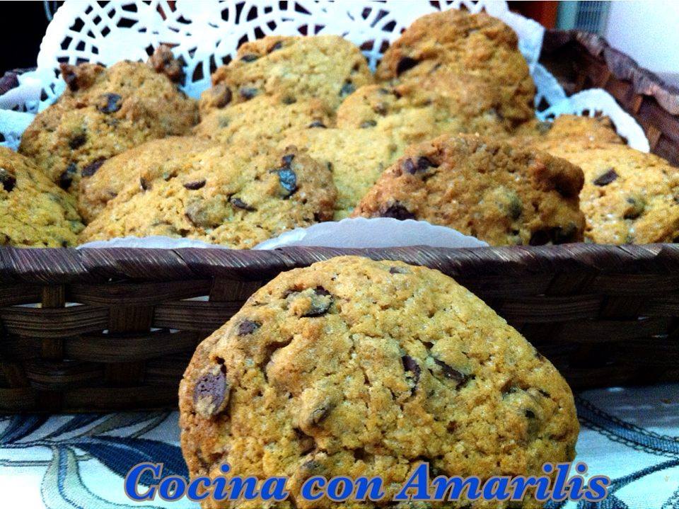 GALLETAS COOKIES CASERAS. | Cocina con Amarilis