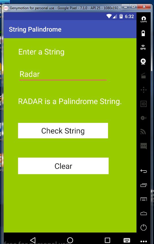 Free Programming Source Codes And Computer Programming Tutorials Palindrome In Android