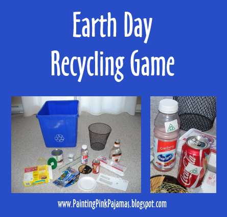 Painting Pink Pajamas: Earth Day Recycling Game for Kids