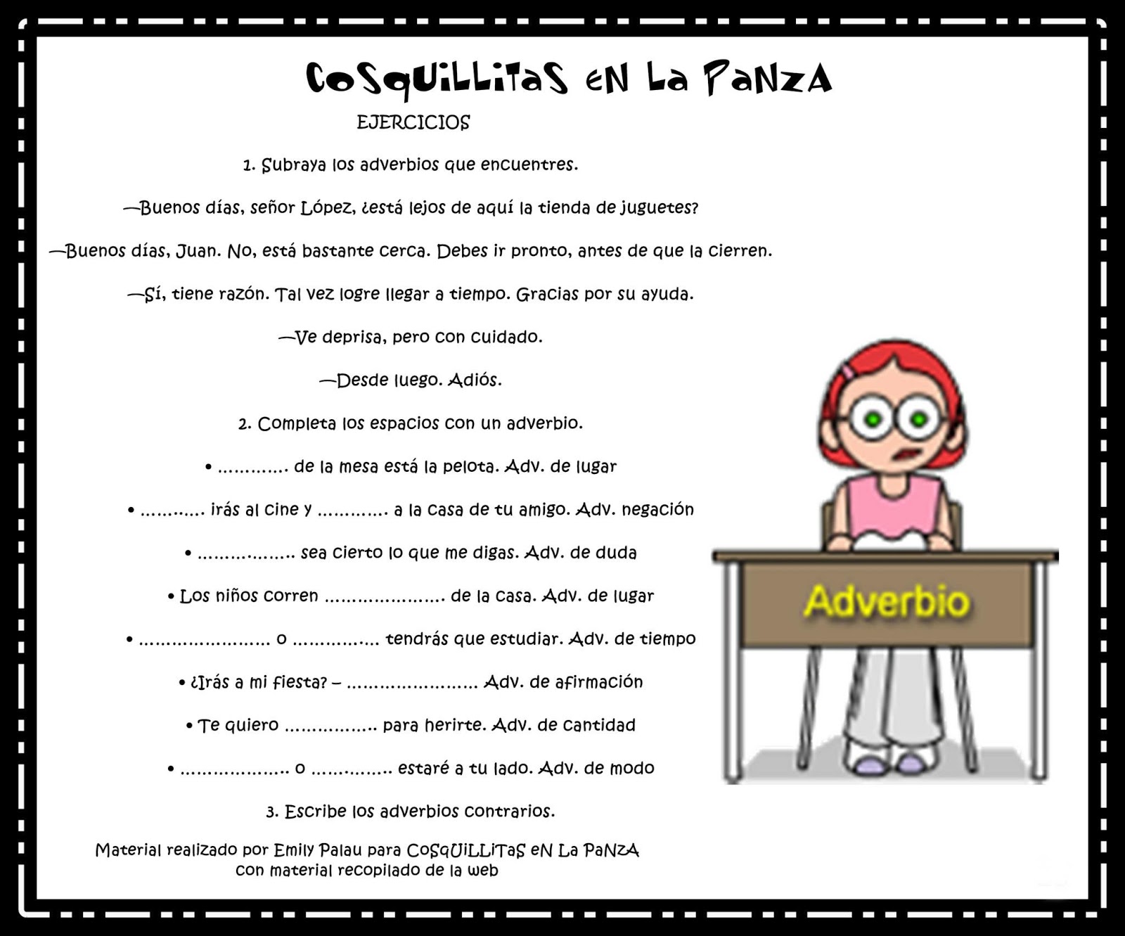 CEIP ALCALDE GALINDO: EL ADVERBIO