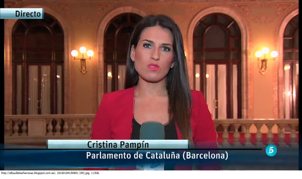 El Baúl de las Famosas: Cristina Pampin -reportera Mediaset-Tve 2016 ...