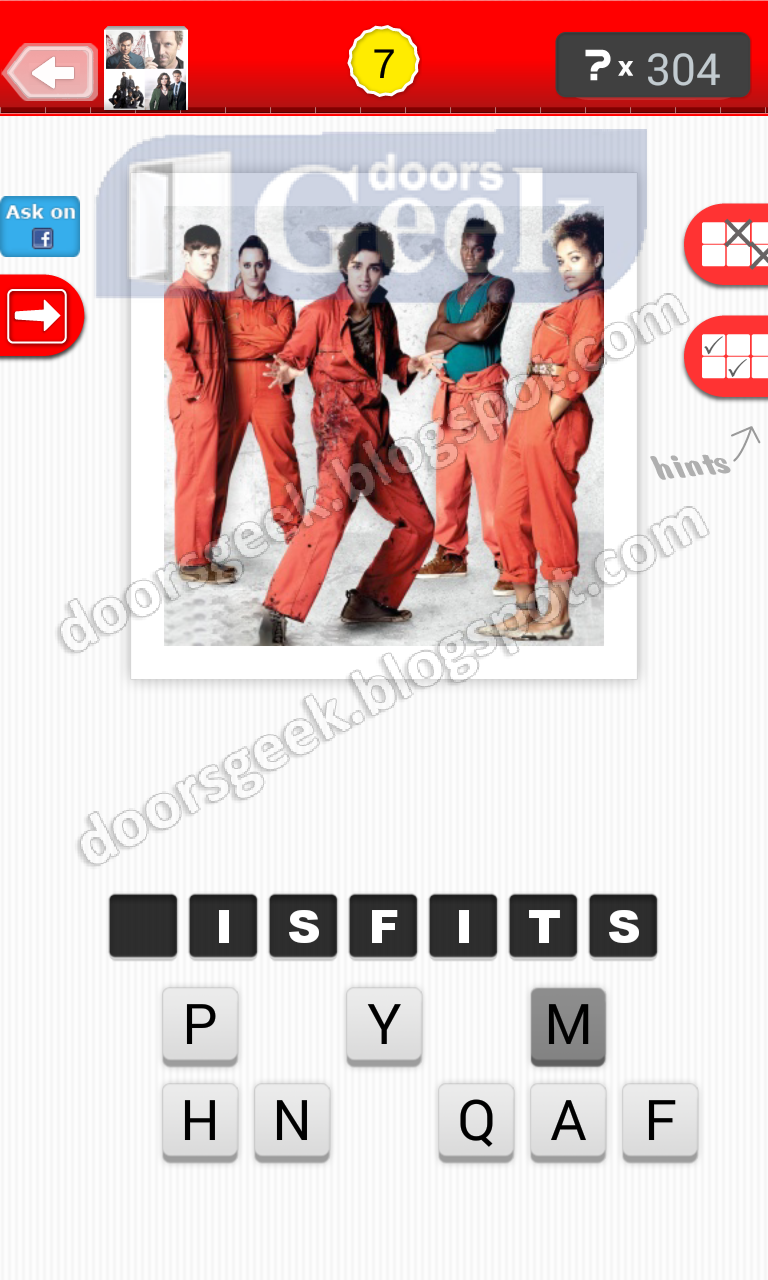 Guess the TV Show - Level 28-7 Answer ~ Doors Geek