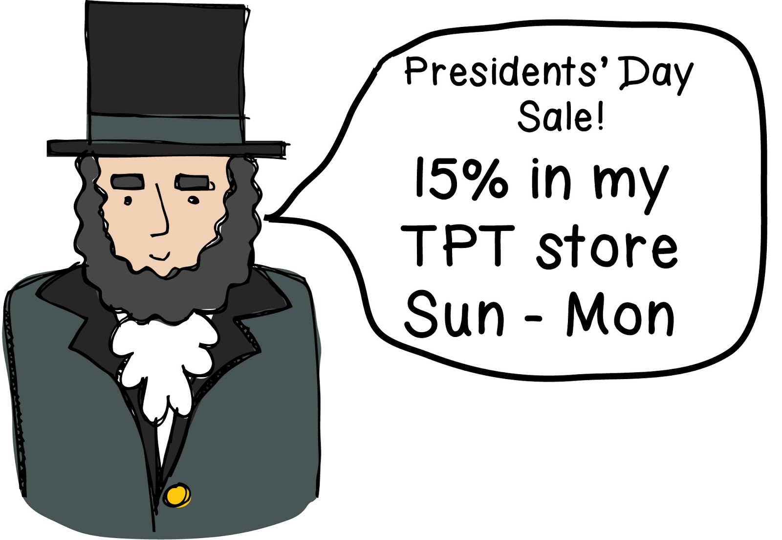 Kady Did Doodles: Presidents' Day Sale!